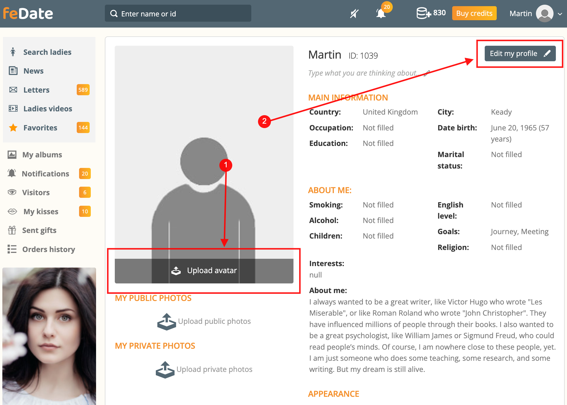 How upload or change avatar – FAQ & Help